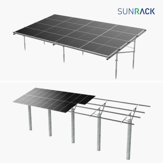 SunRack Solar | GroundRack | Solar Mounting System Datasheet | ENF Mounting System Directory